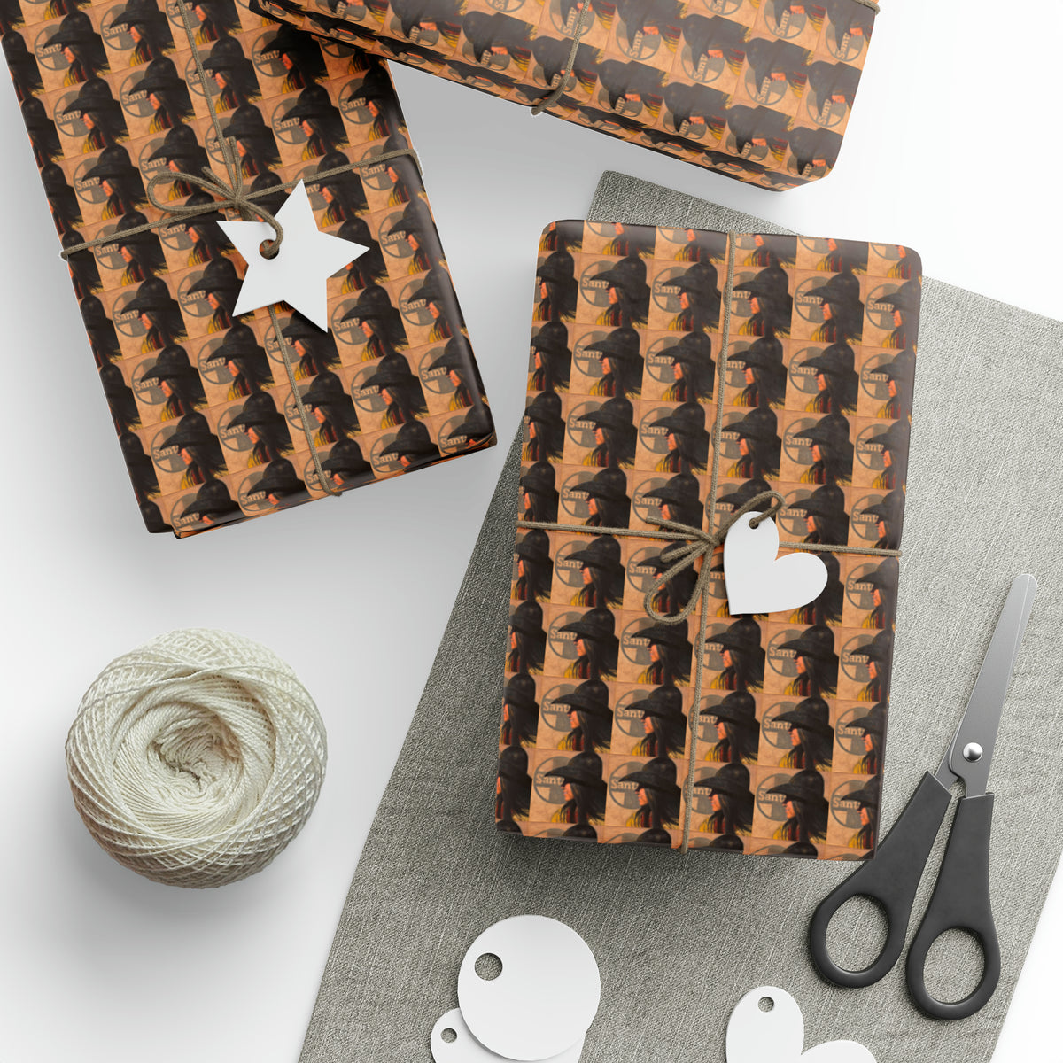 Wrangler Wrapping Paper — Blue Rain Print Shop