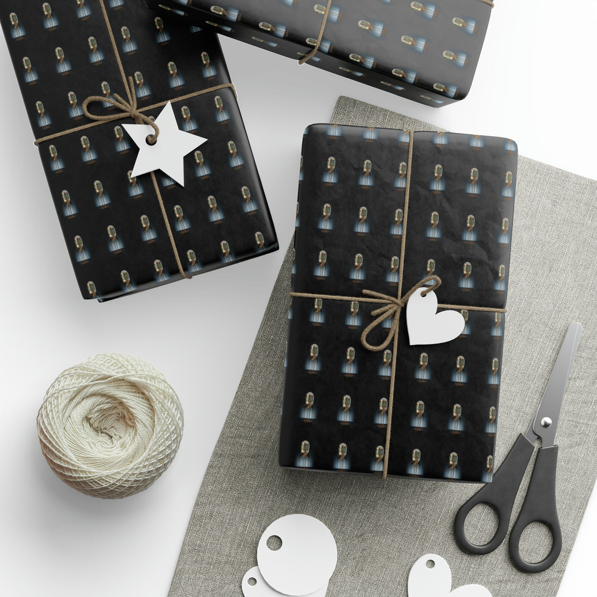 Umwelt Drifter Wrapping Paper — Blue Rain Print Shop
